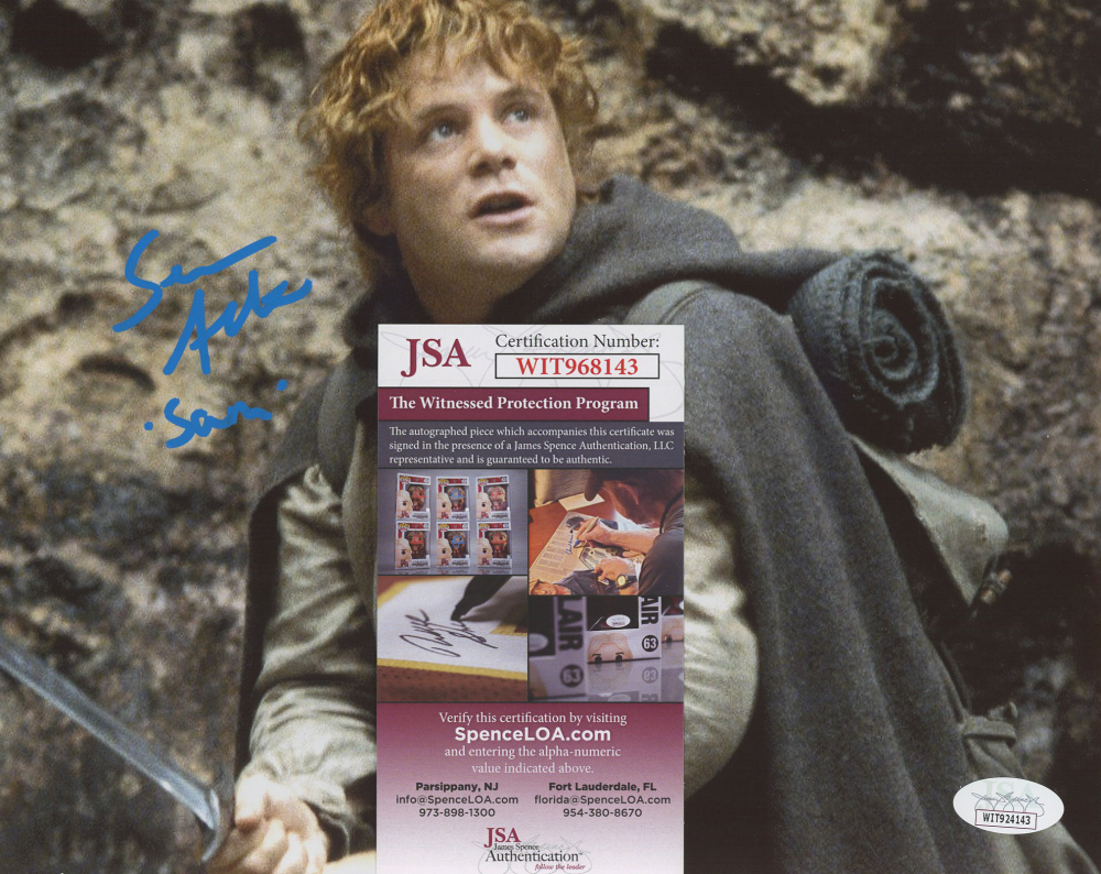 Sean Astin Signed "Lord of the Rings" 8x10 Photo Inscribed "Sam" (JSA ...