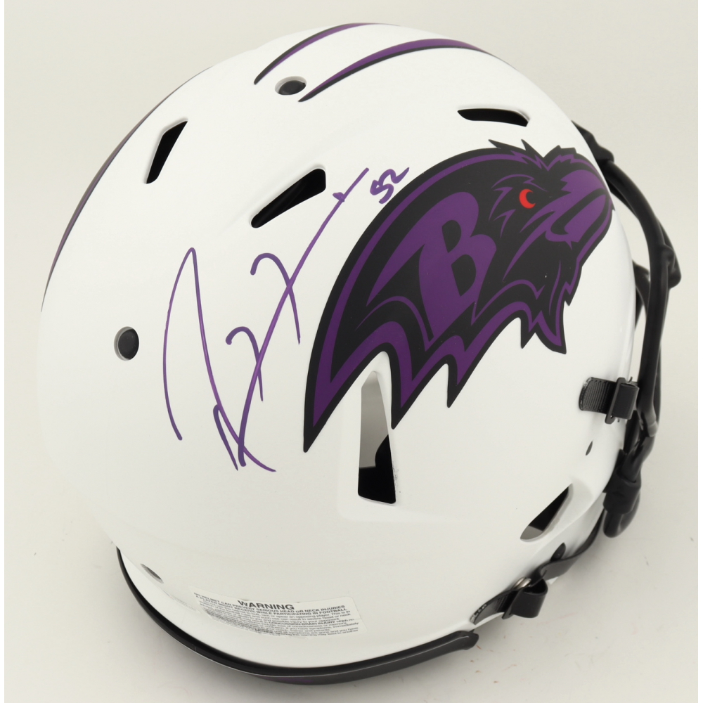 Ray Lewis Signed Ravens Full-Size Authentic On-Field Lunar Eclipse ...