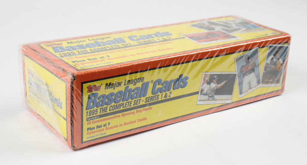 1995 Topps Baseball Series 1 & 2 Factory Set with (677) Cards ...