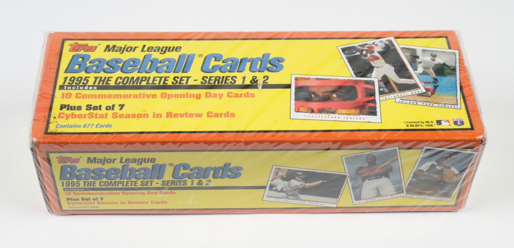 1995 Topps Baseball Series 1 & 2 Factory Set with (677) Cards ...