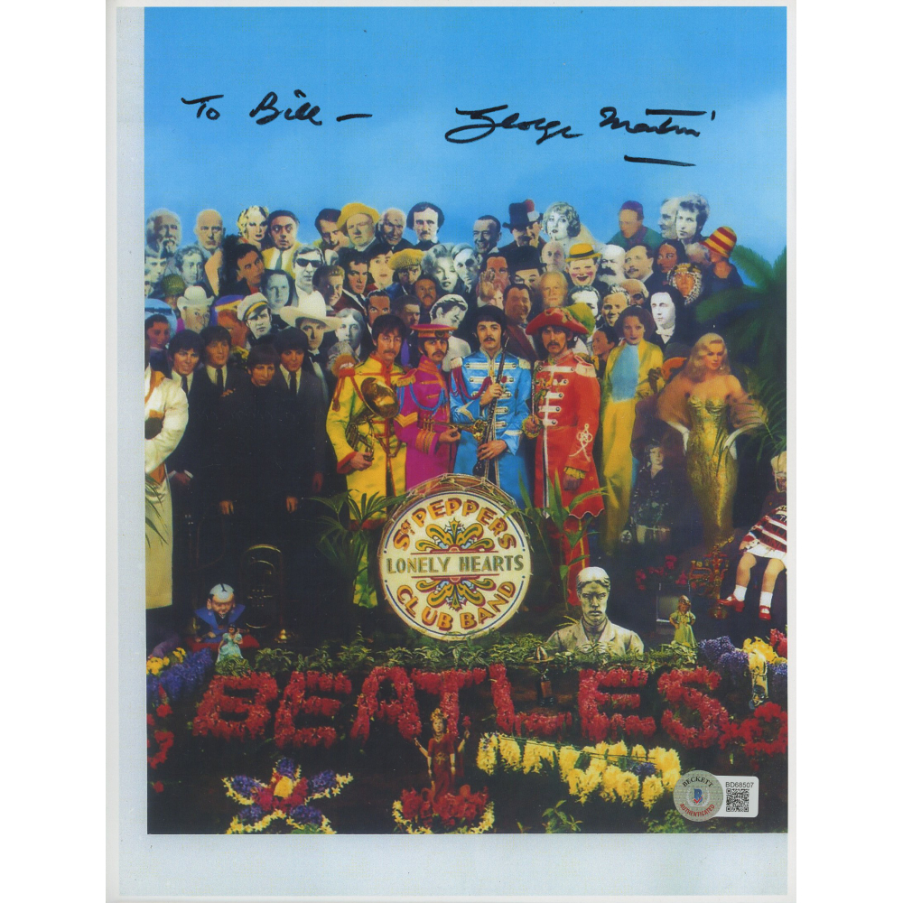 George Martin Signed 8x10 Photo (Beckett) | Pristine Auction