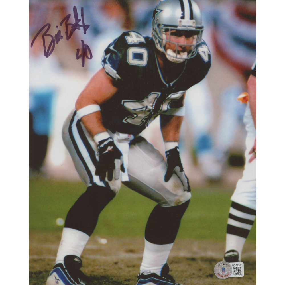 Bill Bates Signed Cowboys 8x10 Photo (Beckett) | Pristine Auction