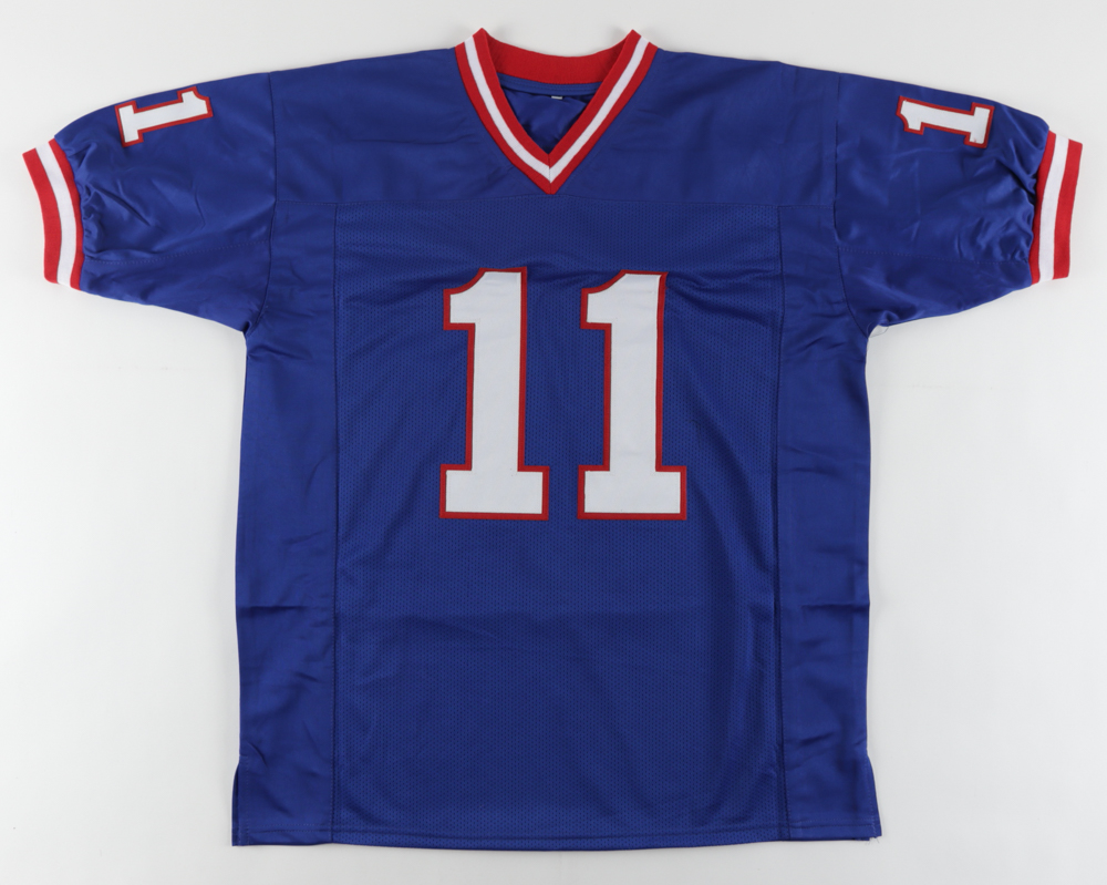 Phil Simms Signed Jersey Inscribed "S.B.XXI M.V.P." (Beckett ...