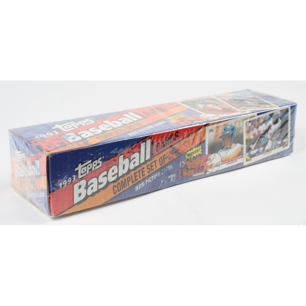 1993 Topps Baseball Complete Set of (825) Cards with Derek Jeter #98 RC ...