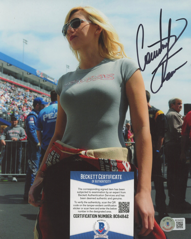 Courtney Force Signed 8x10 Photo (Beckett) | Pristine Auction
