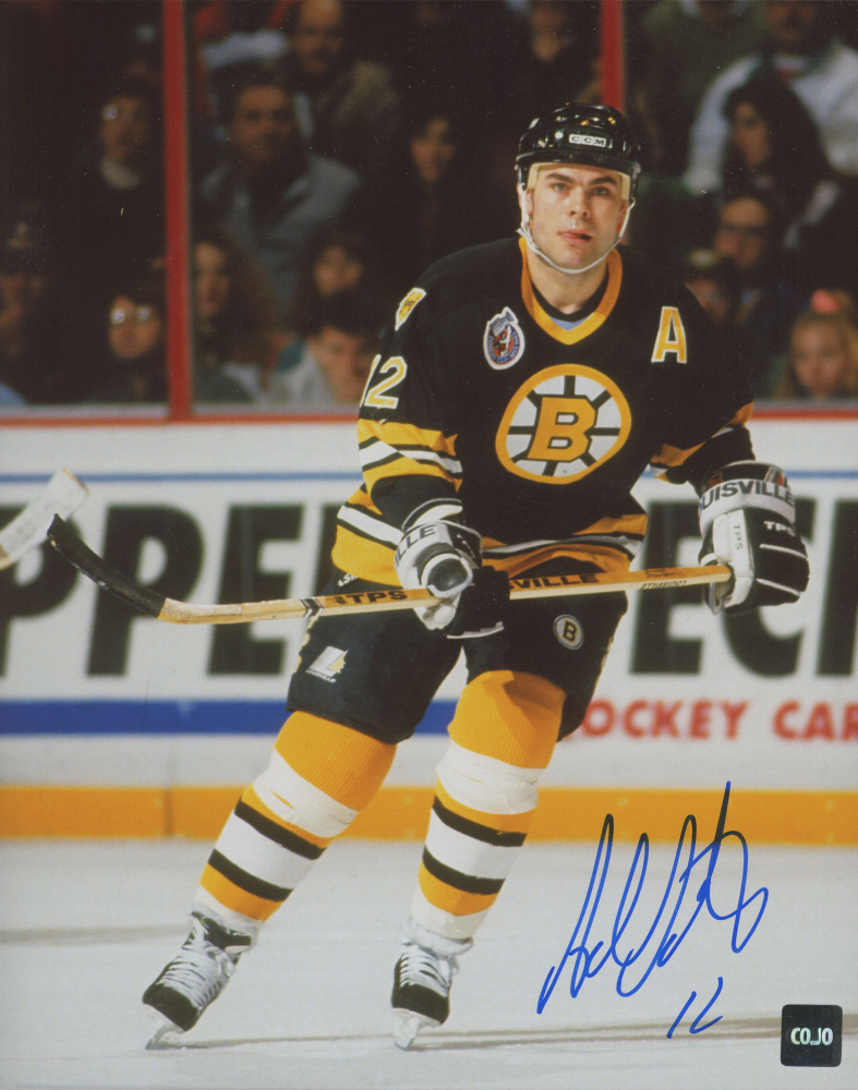 Adam Oates Signed Bruins 8x10 Photo (COJO) | Pristine Auction