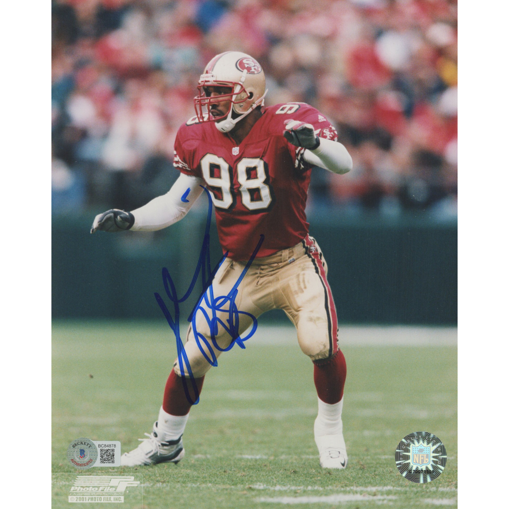 Julian Peterson Signed 49ers 8x10 Photo (Beckett) | Pristine Auction