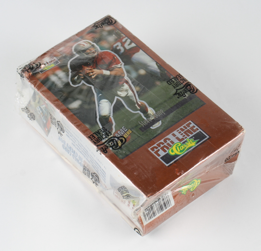 1995 Classic Pro Line Football Series 1 Hobby Box with (36) Packs ...