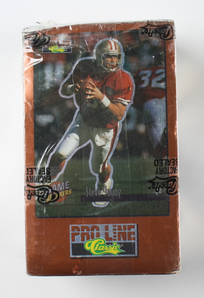 1995 Classic Pro Line Football Series 1 Hobby Box with (36) Packs ...