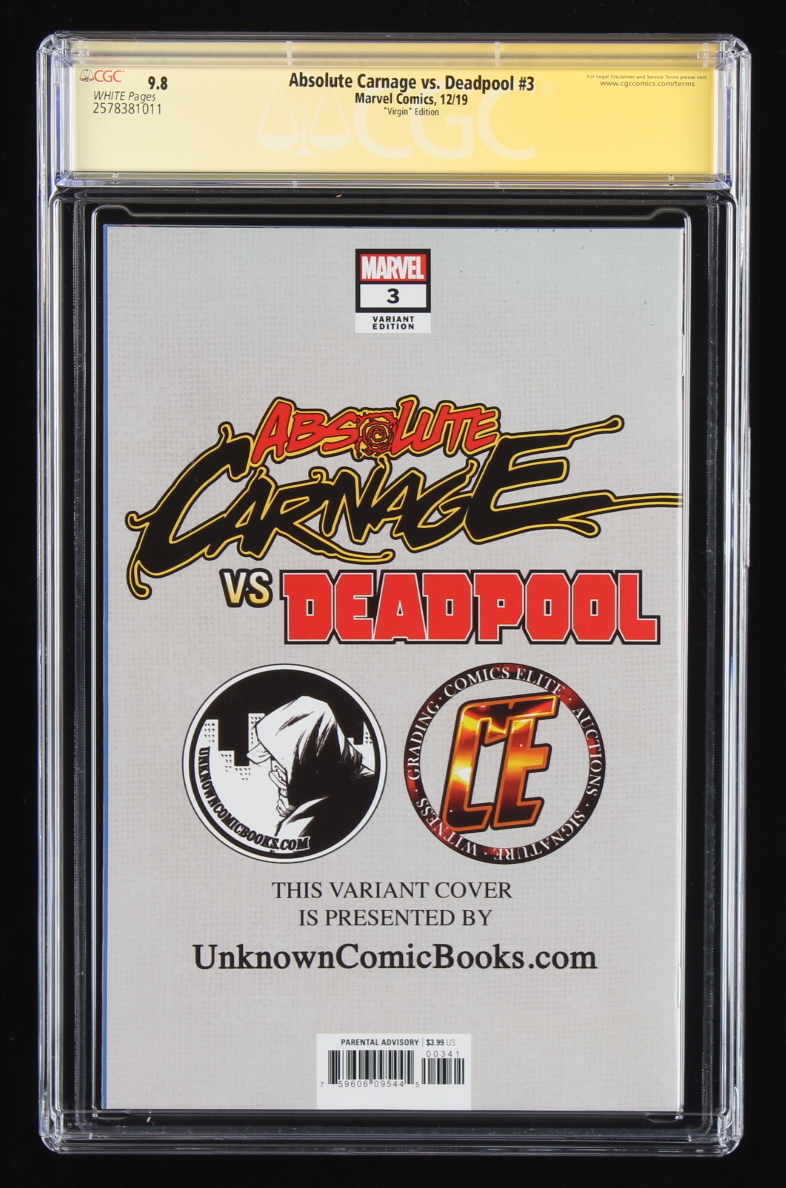 Tyler Kirkham Signed 2019 "Absolute Carnage vs Deadpool" #3 Marvel ...