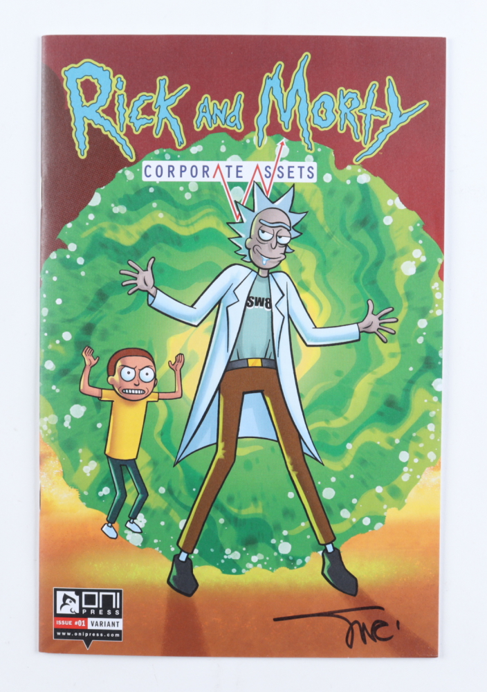 Alex Sinclair Signed 2021 "Rick and Morty: Corporate Assests" Issue #1 ...