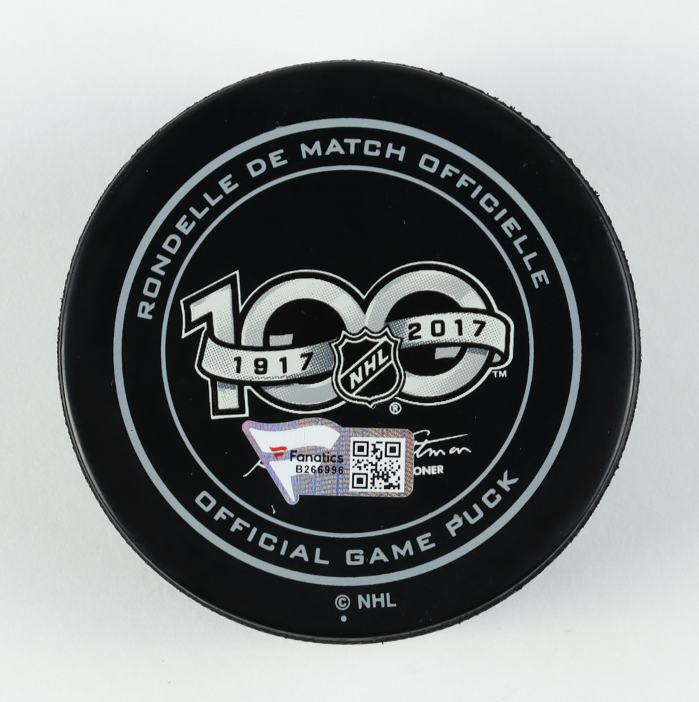 Brett Howden Signed Rangers Logo Hockey Puck (Fanatics) | Pristine Auction