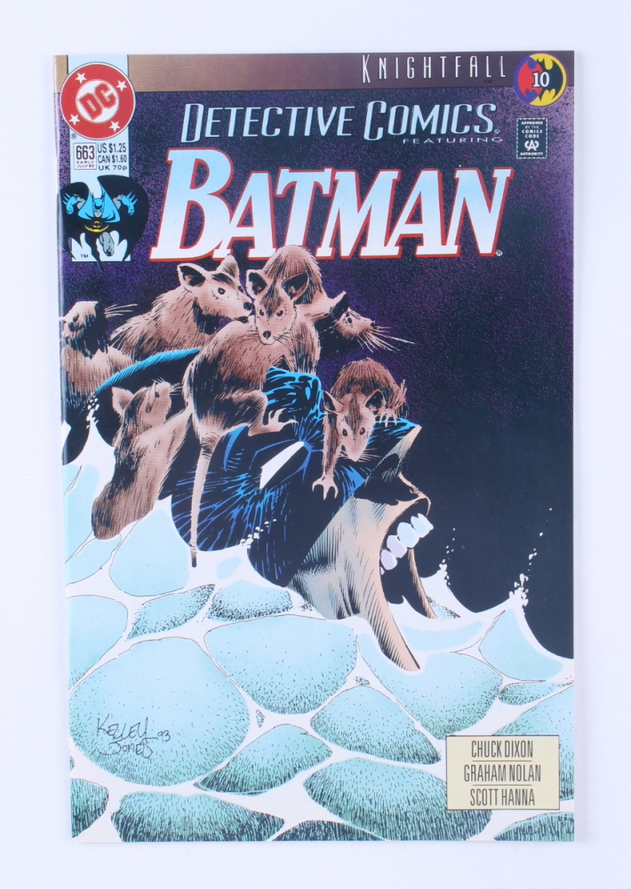 1993 "Batman Detective Comics" Issue #663 DC Comic Book | Pristine Auction