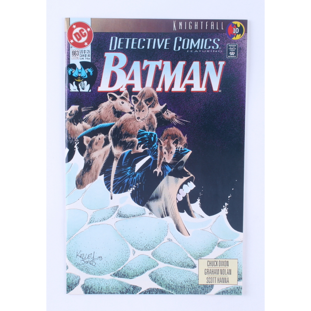 1993 "Batman Detective Comics" Issue #663 DC Comic Book | Pristine Auction