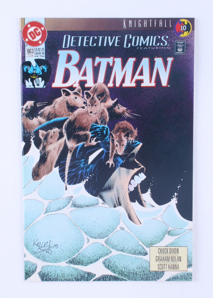 1993 "Batman Detective Comics" Issue #663 DC Comic Book | Pristine Auction