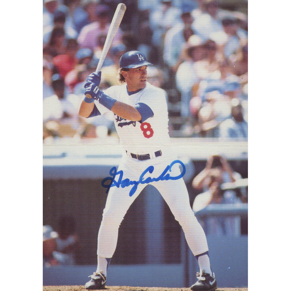 Gary Carter Signed Dodgers 4x6 Postcard (PSA) (See Description ...