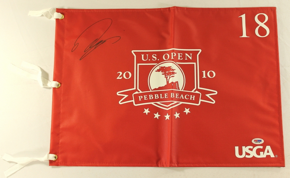 Ryo Ishikawa Signed 2010 US Open Golf Pin Flag (PSA COA) | Pristine Auction