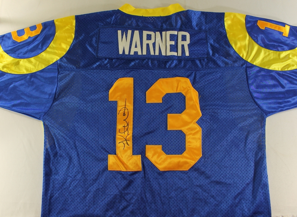 Kurt Warner Signed Rams Jersey (PA LOA) | Pristine Auction