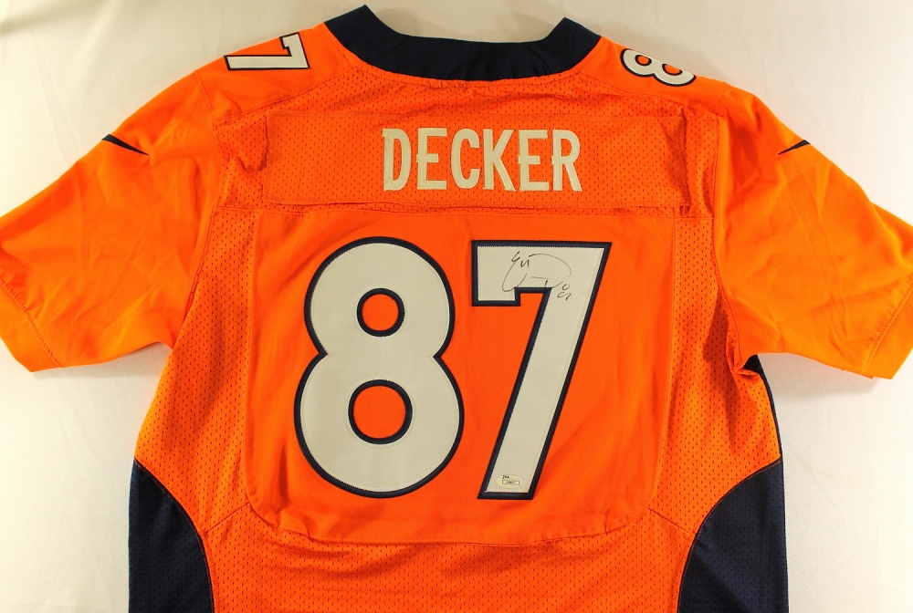 Eric Decker Signed Broncos Jersey (JSA COA) | Pristine Auction