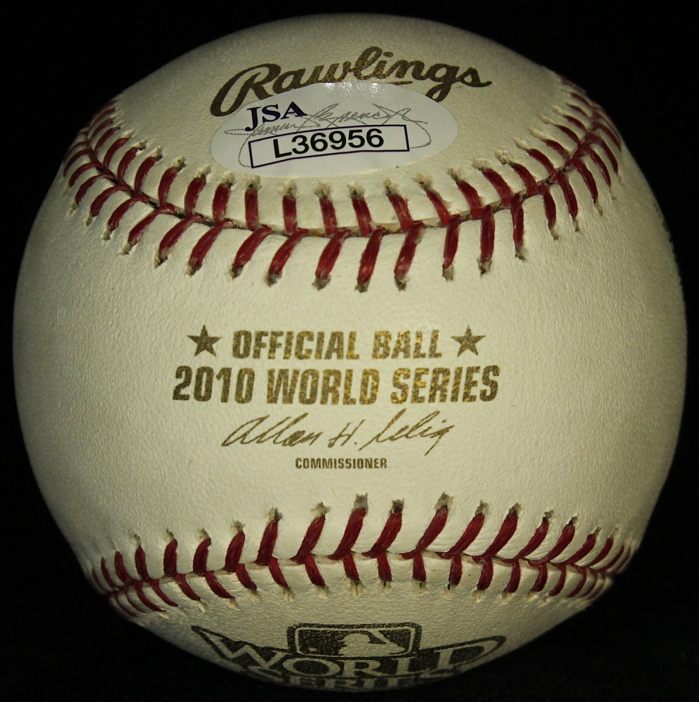 Andres Torres Signed 2010 World Series Baseball Inscribed "2010 World ...