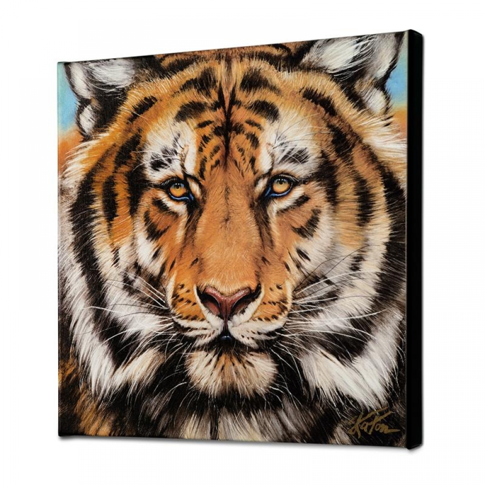 Martin Katon Signed "Terrific Tiger" Limited Edition 16x16 Giclee on ...