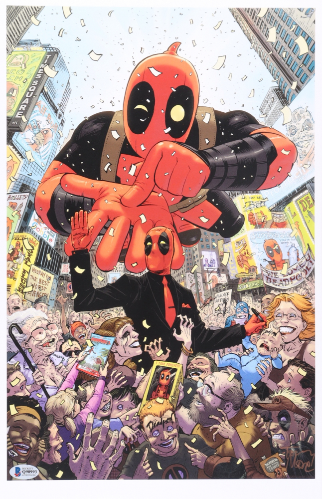 Tony Moore Signed "Deadpool" 11x17 Lithograph (Beckett) | Pristine Auction