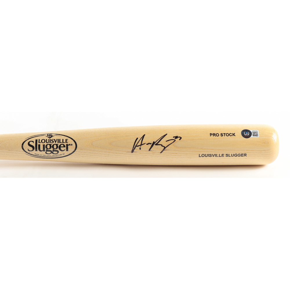 Austin Riley Signed Louisville Slugger Baseball Bat (Beckett ...
