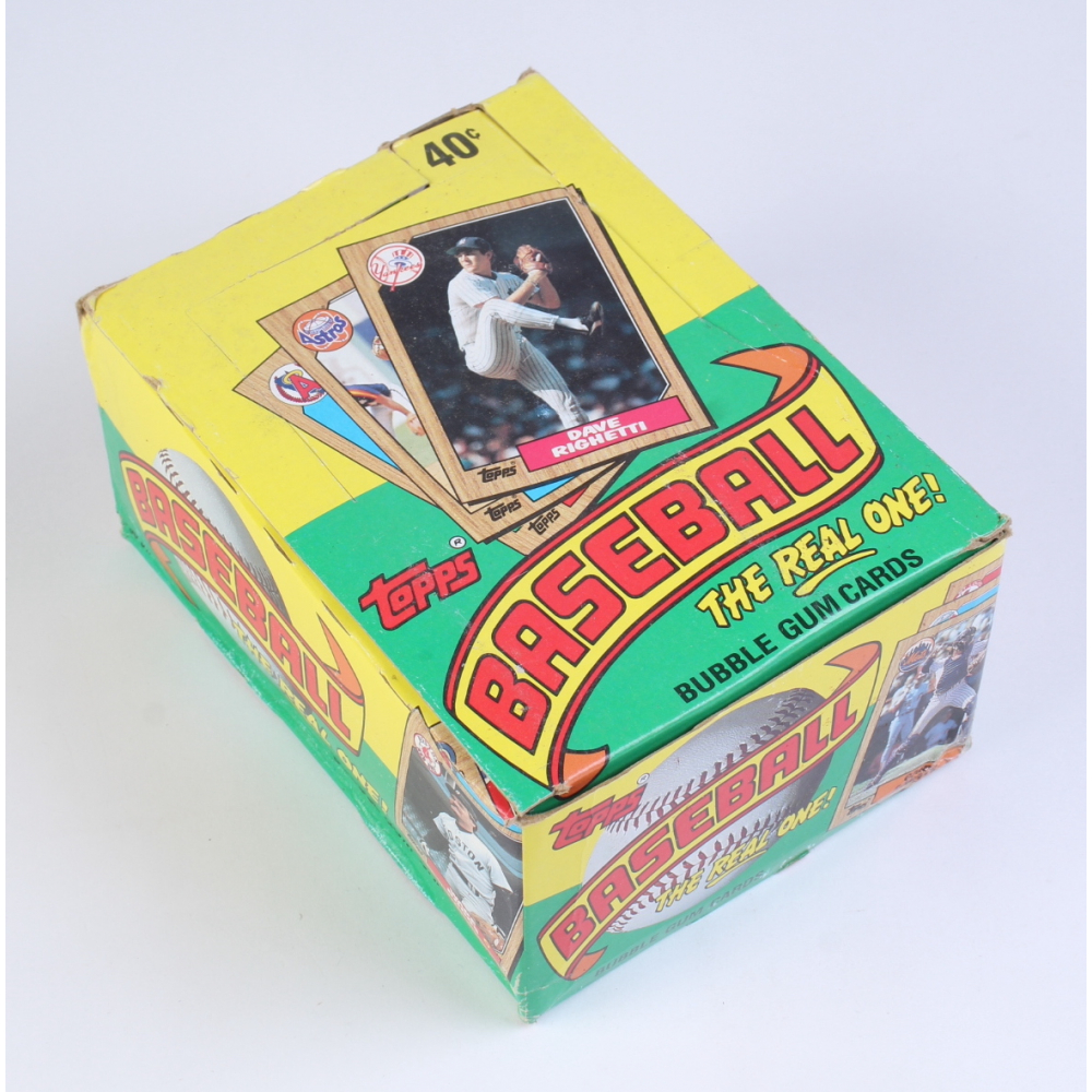 1987 Topps Baseball Wax Box with (36) Packs | Pristine Auction