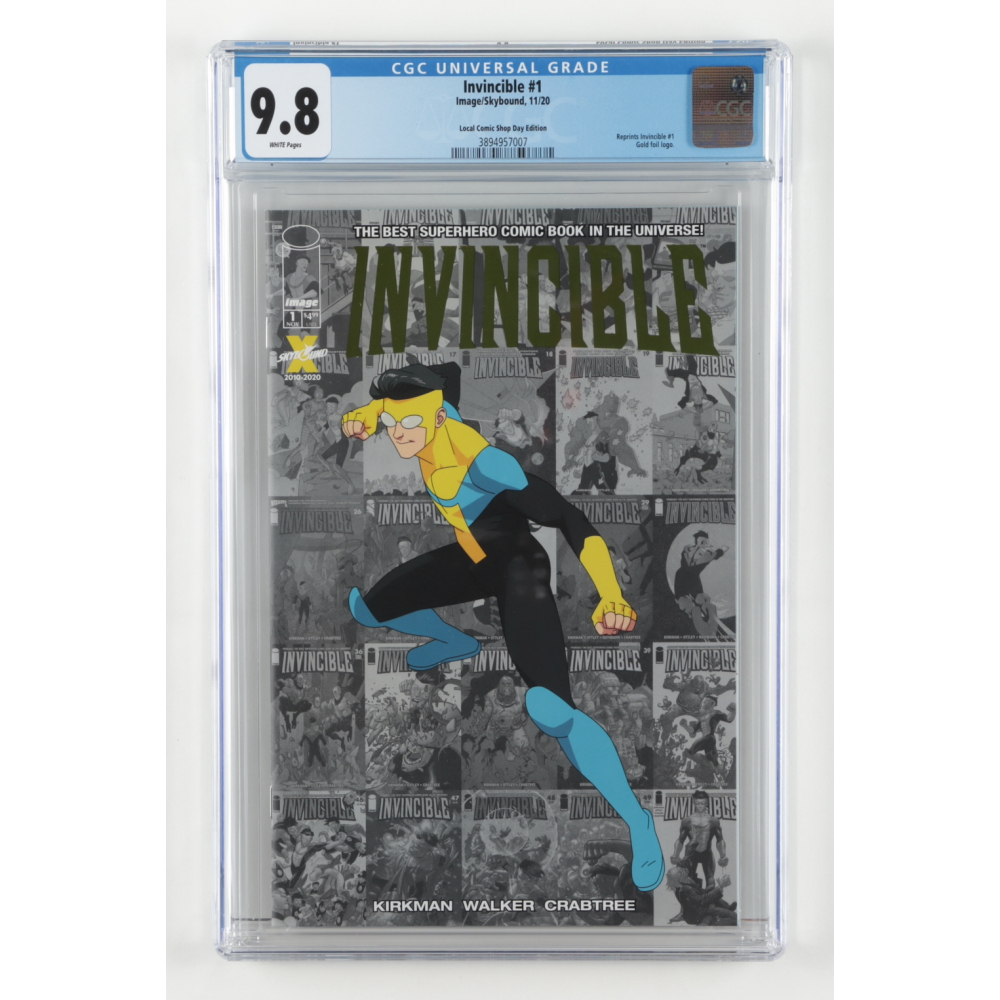 2020 "Invincible" Issue #1 Cory Walker Gold Foil Logo Variant Image ...