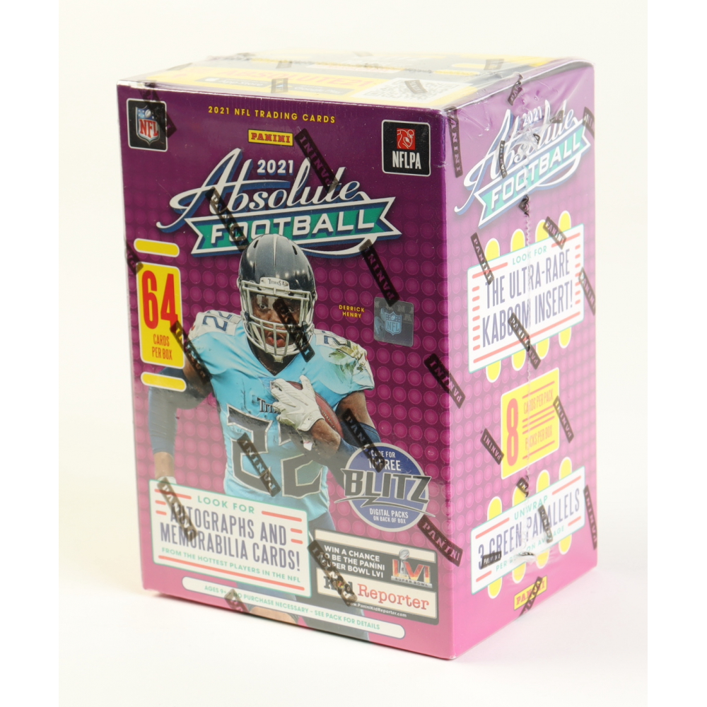 2021 Panini Absolute Football Blaster Box with (8) Packs | Pristine Auction