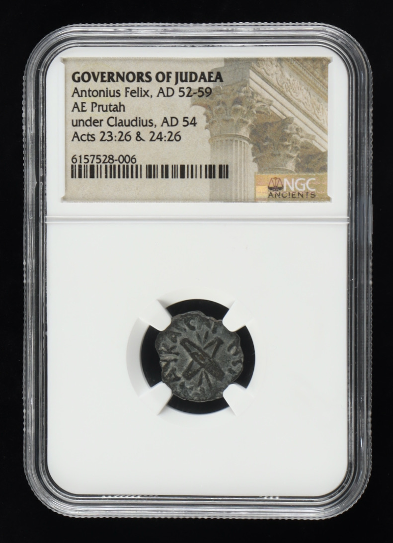 Antonius Felix (AD 52-59) Governors of Judaea Under Claudius AD 54 AE ...