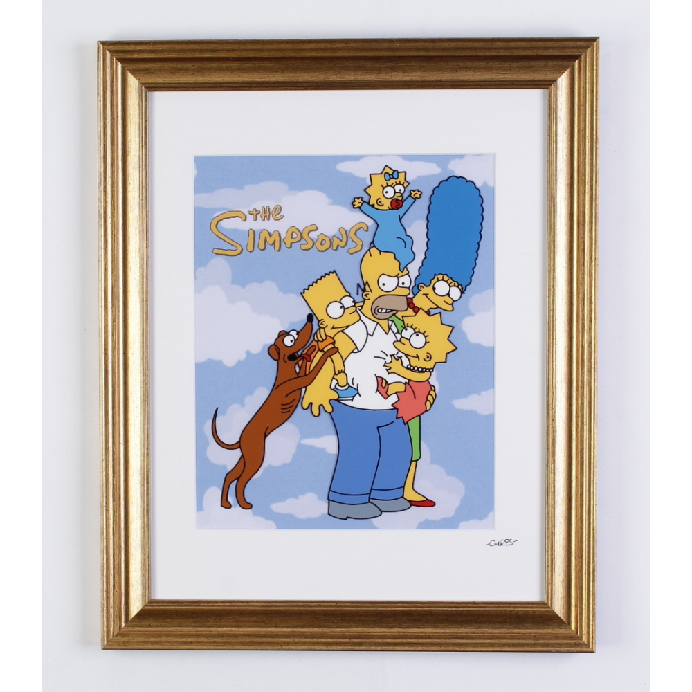 The Simpsons 13x16 Custom Framed Hand-Painted Animation Cel Display ...