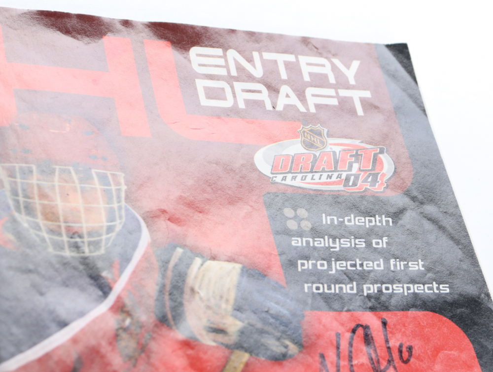 2004 NHL Entry Draft Magazine Signed by (7) with Jeff Schultz, Petteri ...