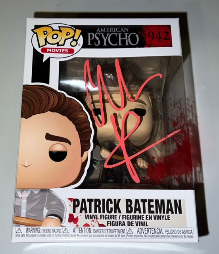 Christian Bale Signed "American Psycho" #942 Patrick Bateman Funko ...