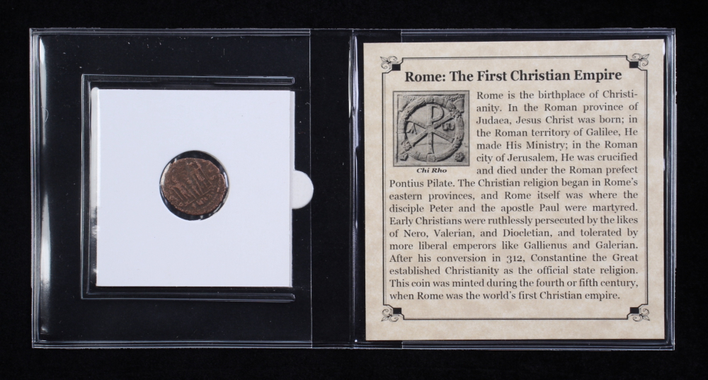 Rome: The First Christian Empire. AD 306-410 - Ancient Bronze Coin ...