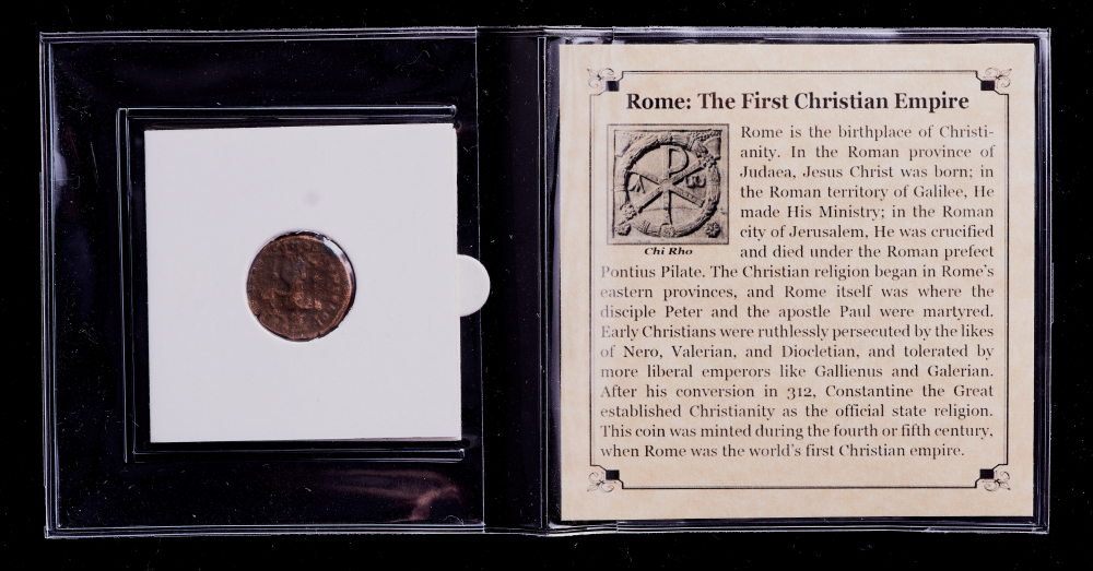 Rome: The First Christian Empire. AD 306-410 - Ancient Bronze Coin ...