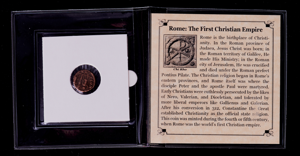Rome: The First Christian Empire. AD 306-410 - Ancient Bronze Coin ...