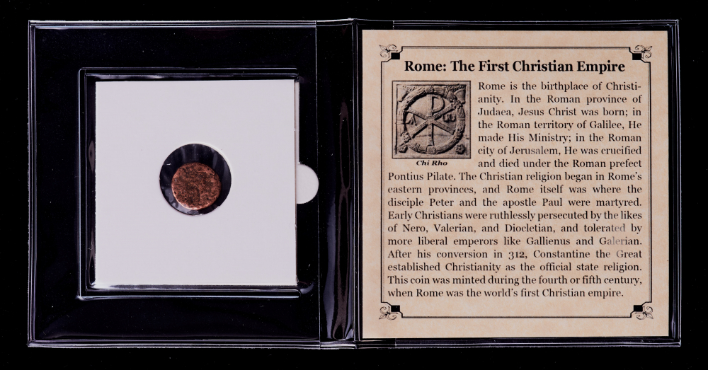 Rome: The First Christian Empire. AD 306-410 - Ancient Bronze Coin ...