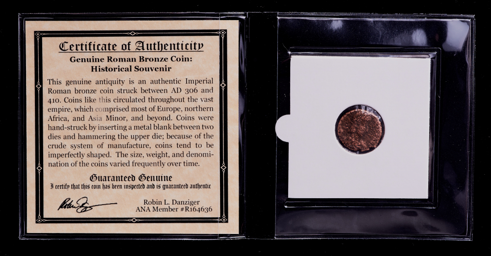 Rome: The First Christian Empire. AD 306-410 - Ancient Bronze Coin ...