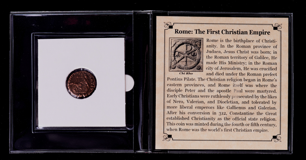 Rome: The First Christian Empire. AD 306-410 - Ancient Bronze Coin ...