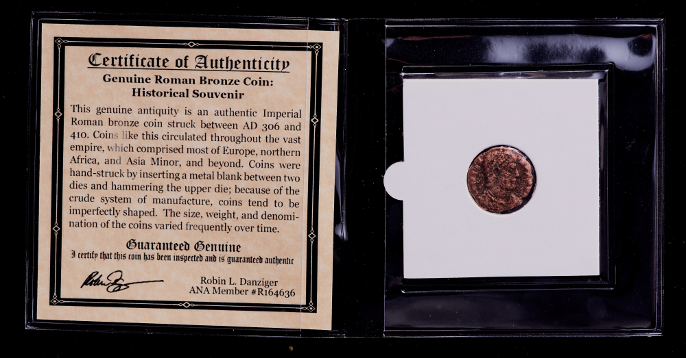 Rome: The First Christian Empire. AD 306-410 - Ancient Bronze Coin ...