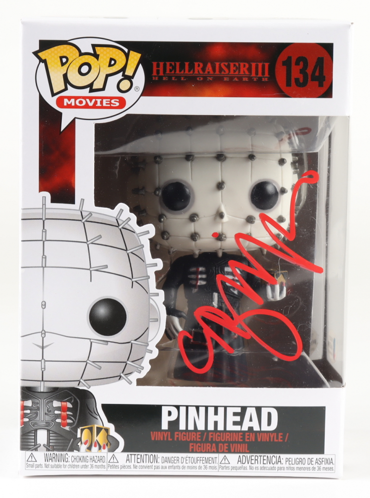 Clive Barker Signed "Hellraiser III: Hell on Earth" #134 Pinhead Funko ...