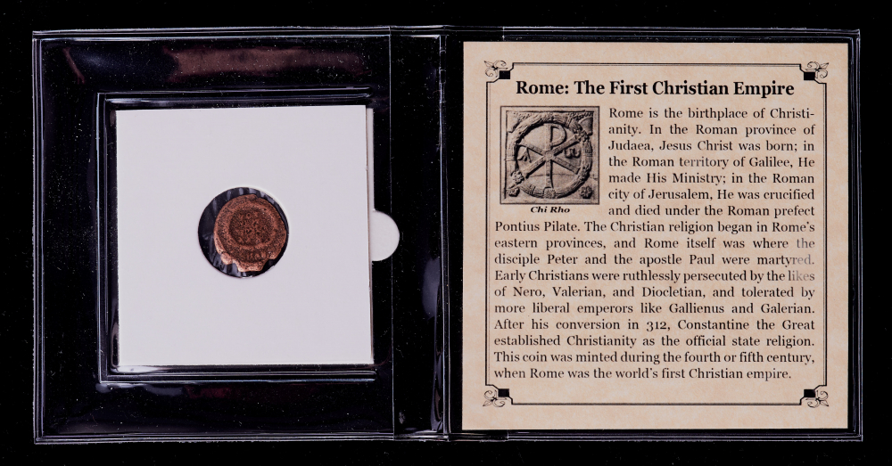 Rome: The First Christian Empire. AD 306-410 - Ancient Bronze Coin ...