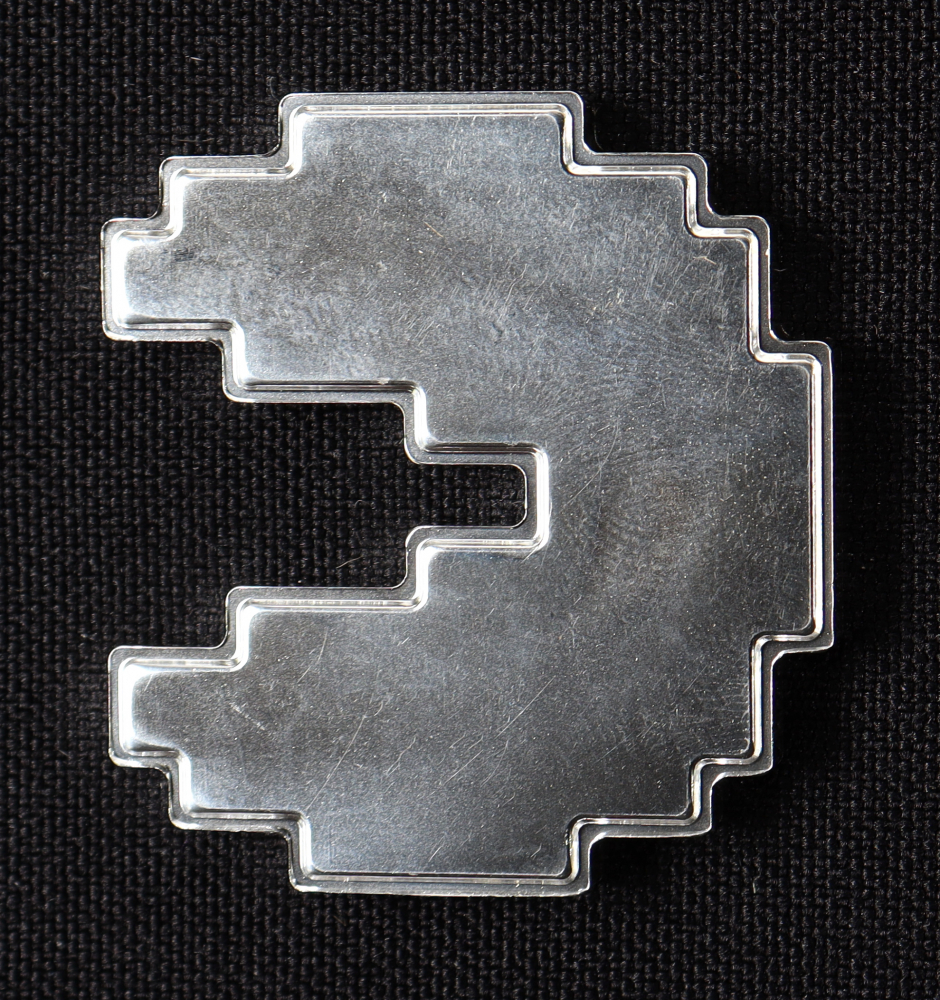 2021 Niue 1 oz .999 Fine Silver $2 PAC-MAN Shaped Stackable Coin ...
