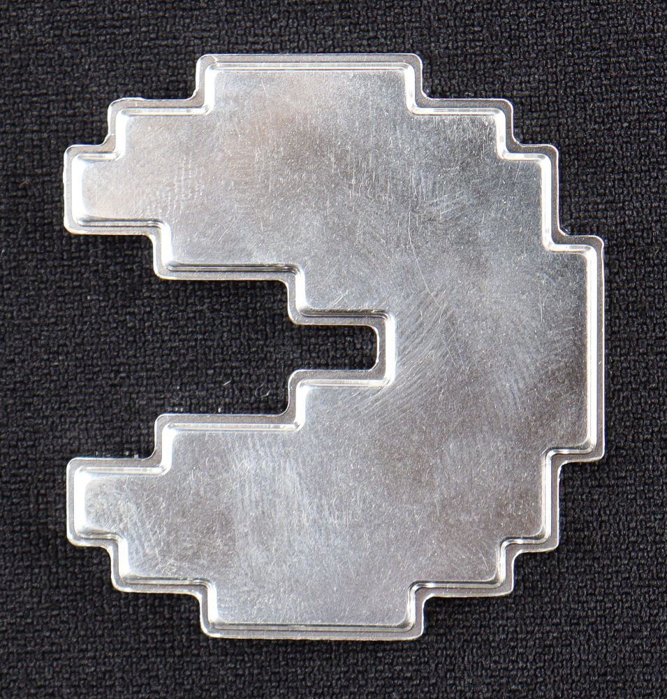 2021 Niue 1 oz .999 Fine Silver $2 PAC-MAN Shaped Stackable Coin ...