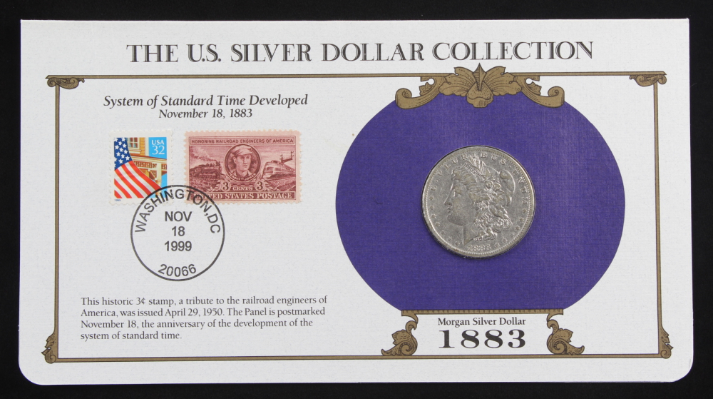 The United States Silver Dollar "System of Standard Time Developed ...