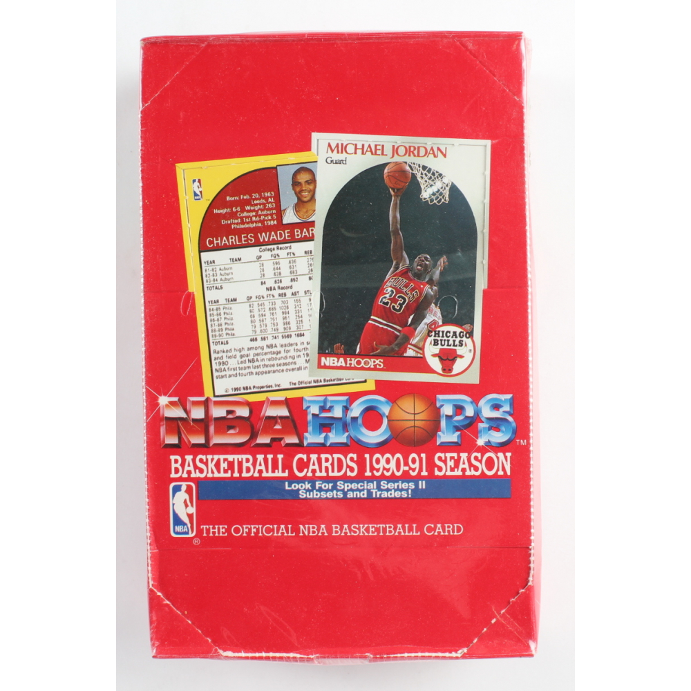 1990-91 NBA Hoops Series 2 Basketball Box with (36) Packs | Pristine ...