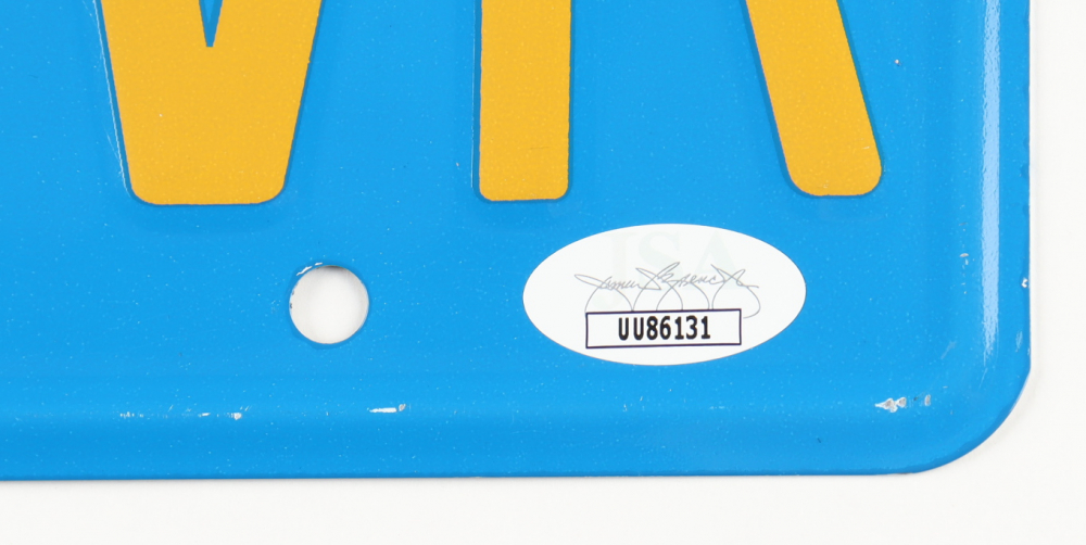 Cheech Marin & Tommy Chong Signed "Up in Smoke" 6x12 License Plate (JSA ...