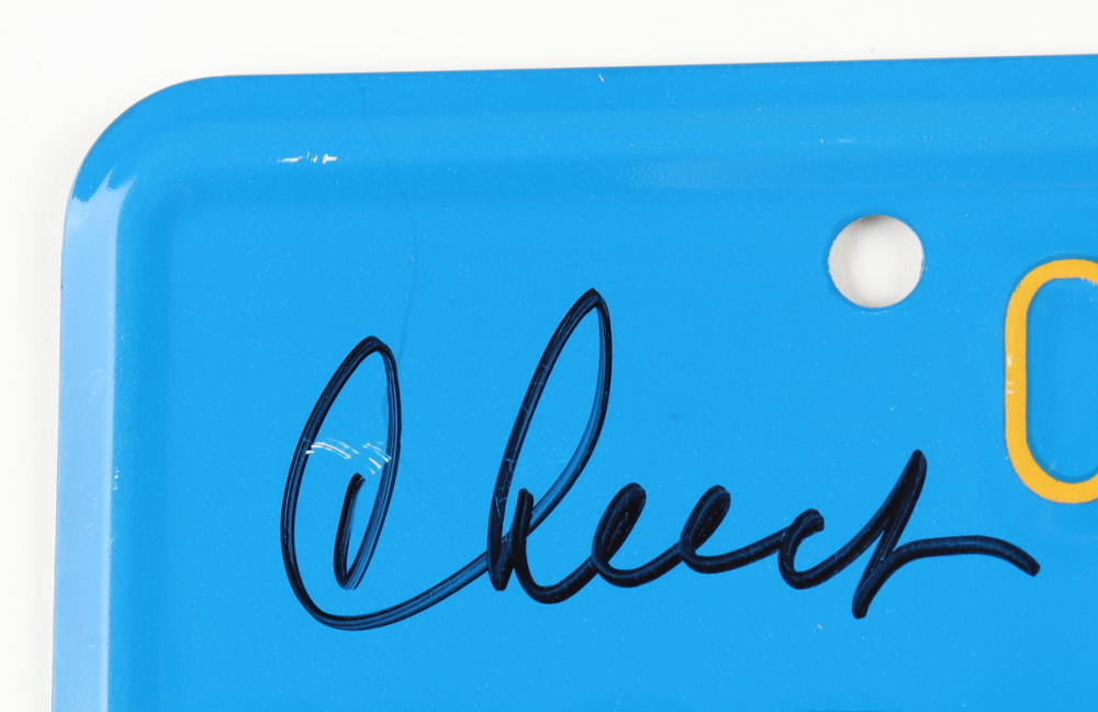 Cheech Marin & Tommy Chong Signed "Up in Smoke" 6x12 License Plate (JSA ...