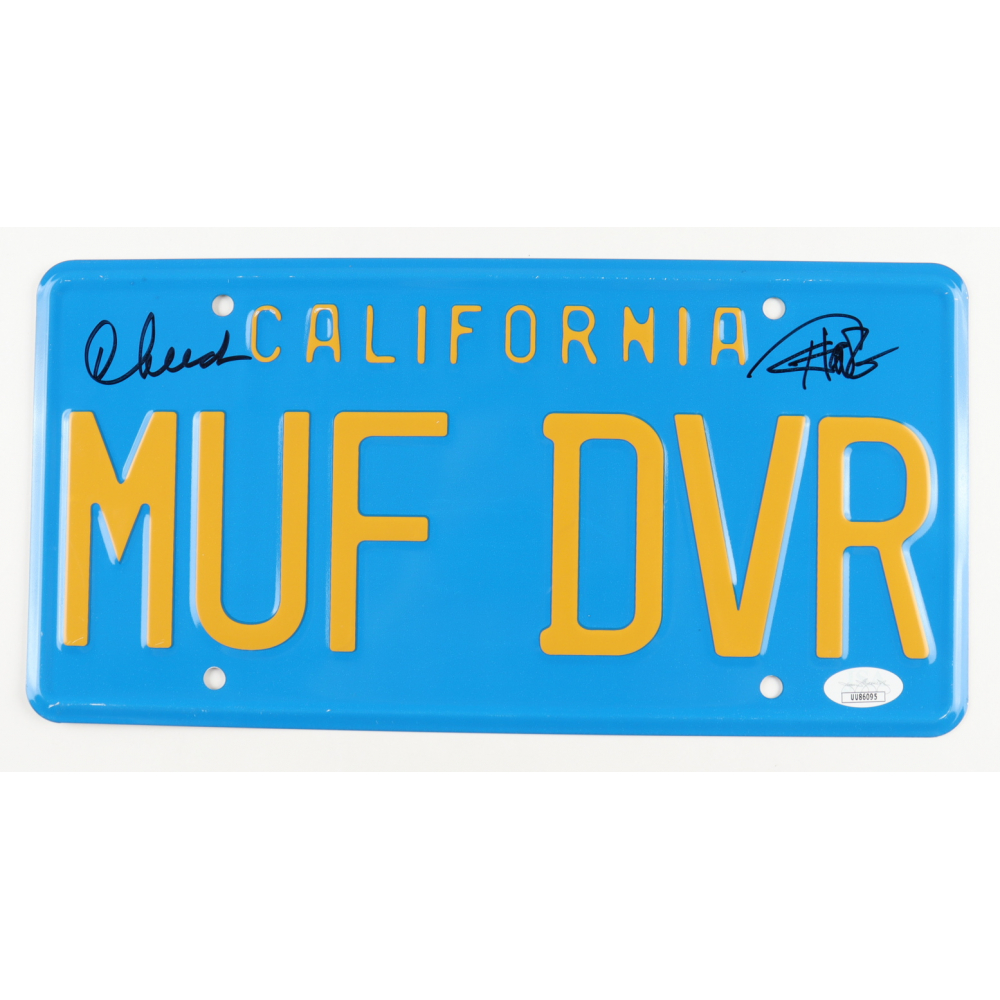 Cheech Marin & Tommy Chong Signed "Up in Smoke" 6x12 License Plate (JSA ...